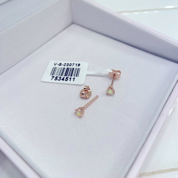 Moon Magic | Jewelry | Nwt Moon Magic Rose Gold Vermeil Opal Stud ...
